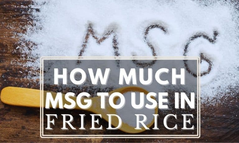 How Much MSG To Use In Fried Rice And Is MSG Safe To Eat? – Stretch Recipes