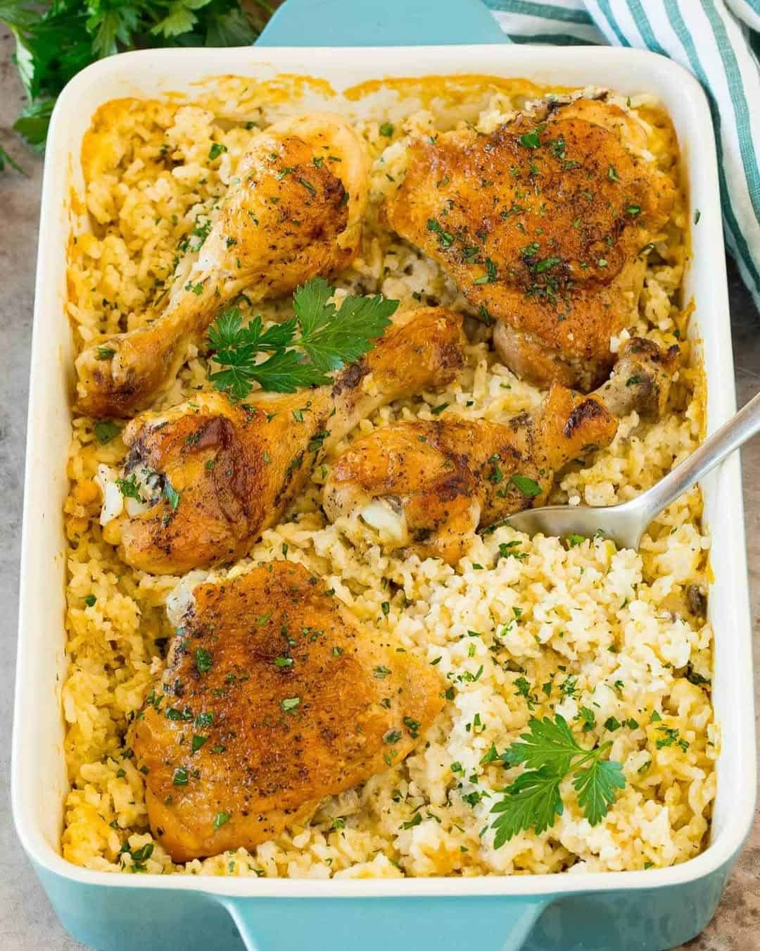 20 Easy And Delicious Cheesy Chicken And Rice Meals – Stretch Recipes